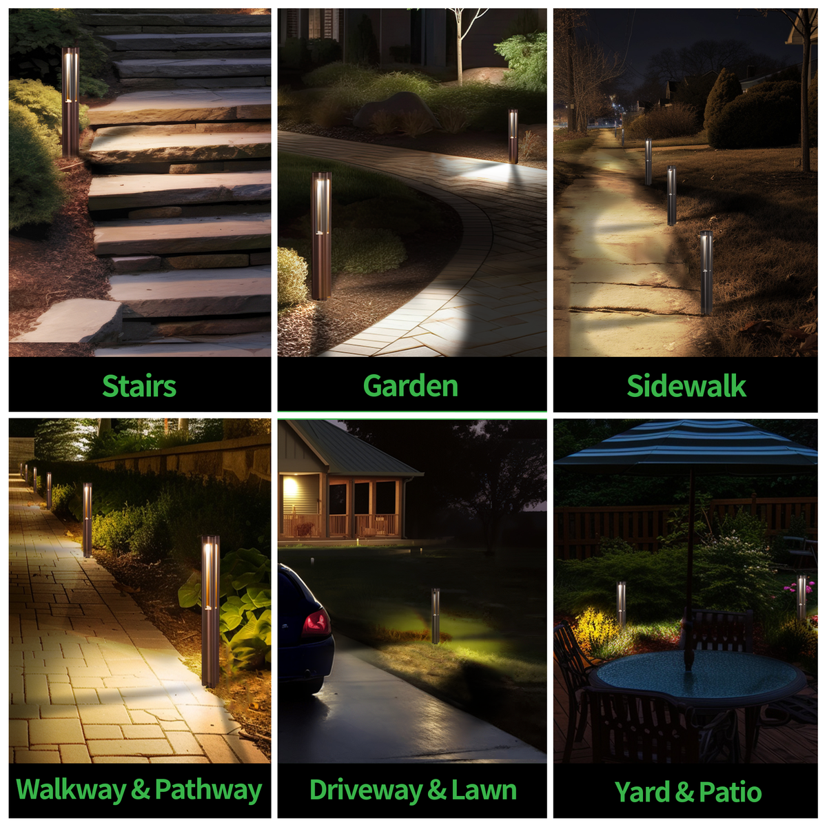 Aluminum Path Lights | Low-Glare 12V Walkway Lighting – Varmtalys Lighting